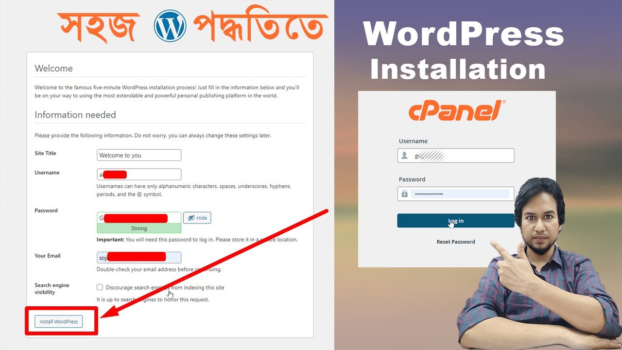 How To Install Wordpress In Cpanel Manually Step By Step Wordpress