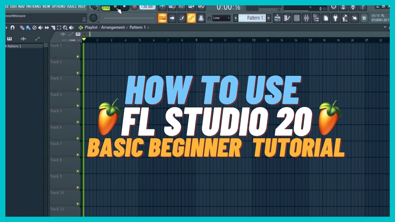 How To Use Fl Studio 20 Beginner Basic Tutorial Youtube