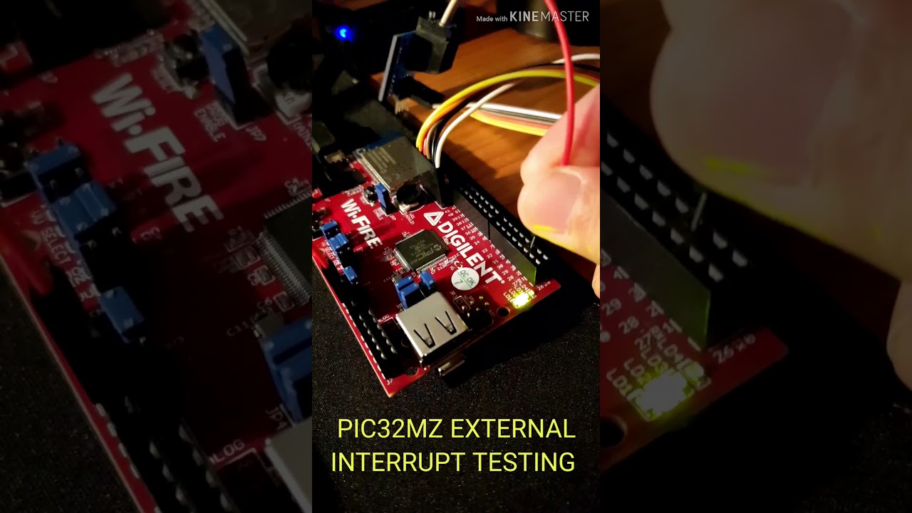 Pic32 Harmony External Interrupt Testing Youtube