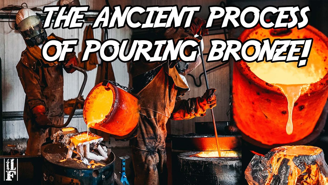 The Ancient Process Of Bronze Pouring The Lost Foundry Youtube
