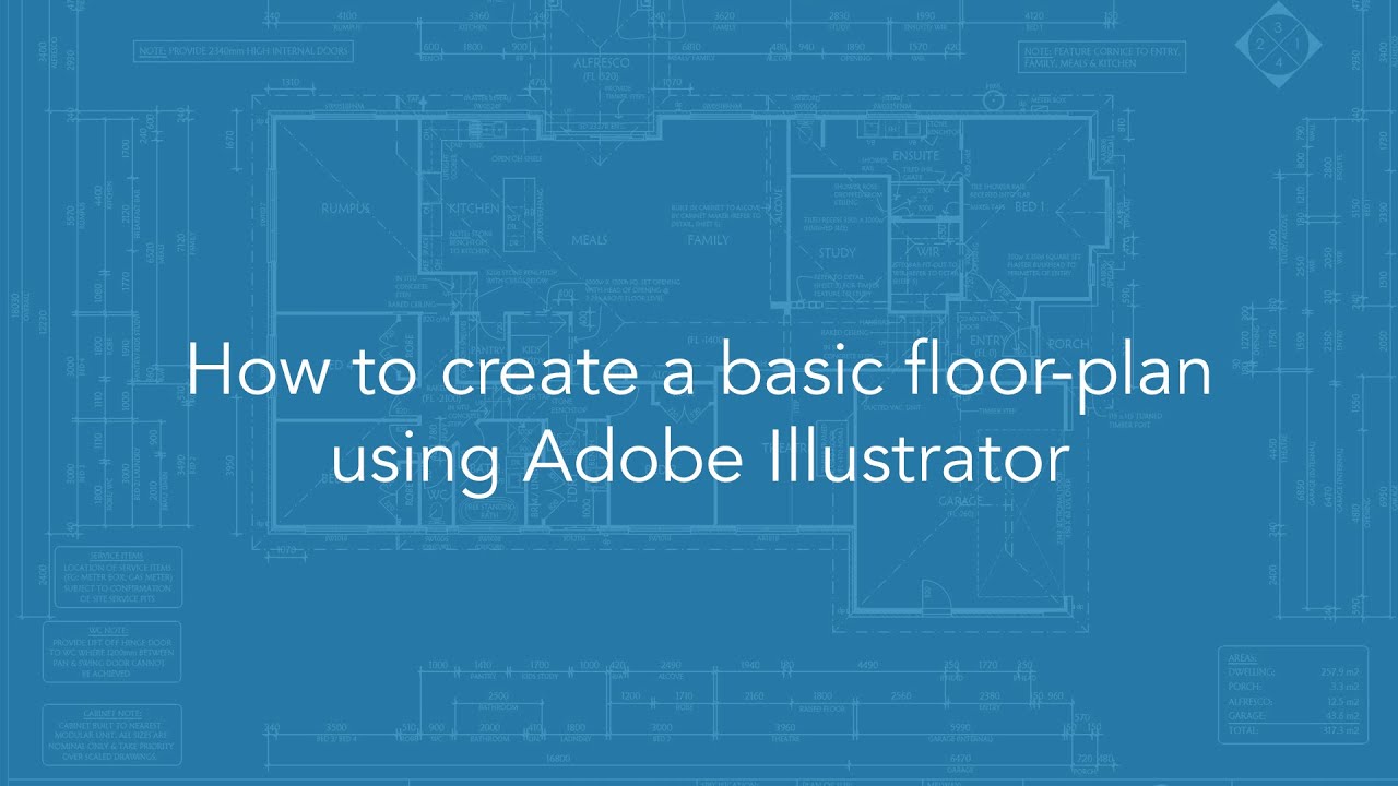 How To Create A Basic Floor Plan Using Adobe Illustrator Design Talk