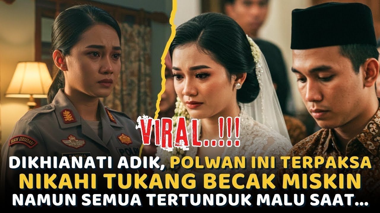 Dikhianati Adik Polwan Ini Terpaksa Nikahi Tukang Becak Miskin Namun