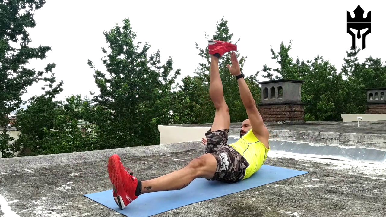 Abs Toe Touch Abs Tocando Puntas De Los Pies Youtube