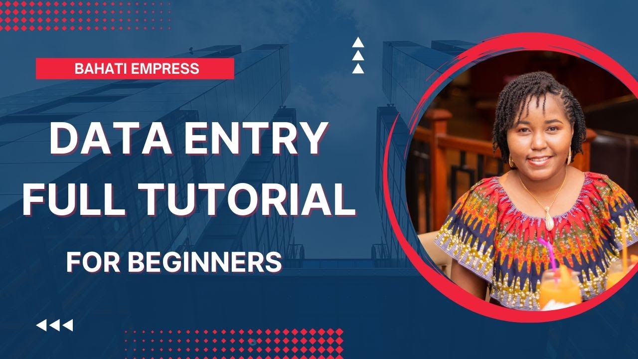 Data Entry Full Tutorial For Beginners Tips Tricks Youtube