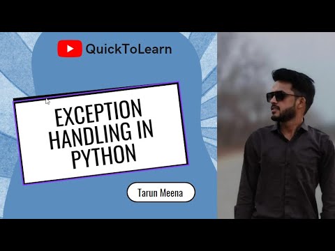 Exception Handling In Python Try Except Else Finally Tarun Meena