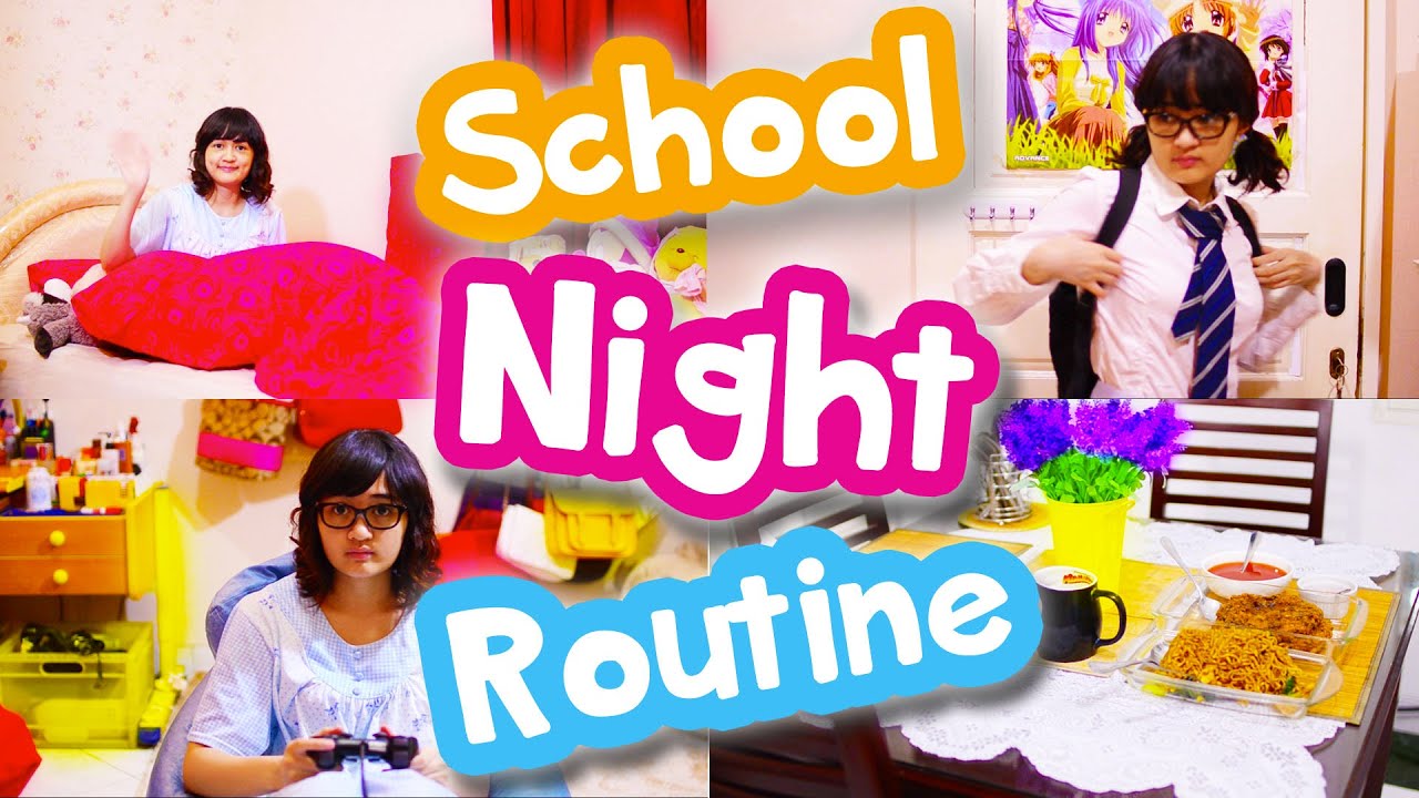 School Night Routine Youtube