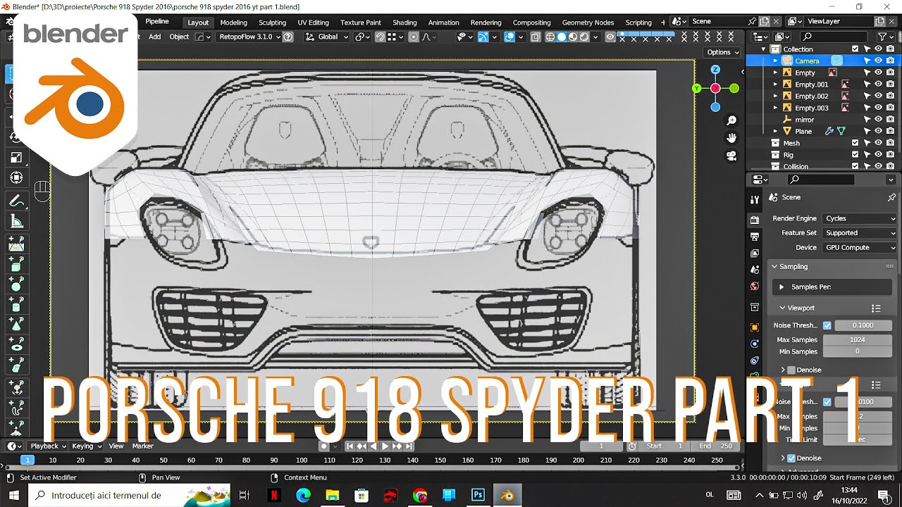 How To Make A Car In Blender Part 1 Tutorial Youtube
