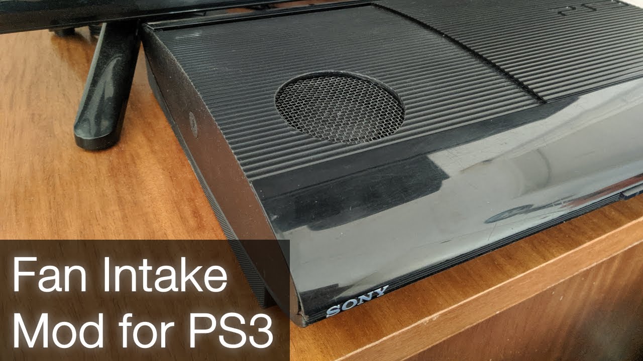 Fan Intake Mod For Ps3 Superslim Youtube
