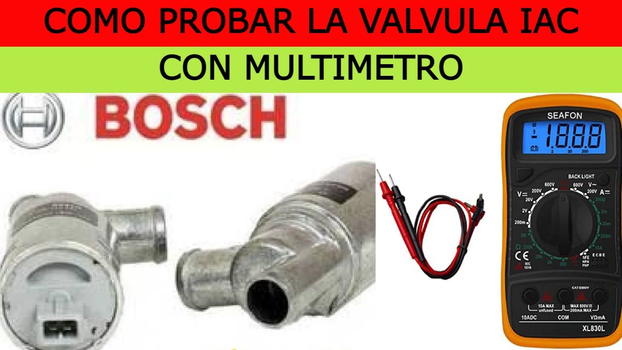 Como Probar La Válvula Iac Youtube