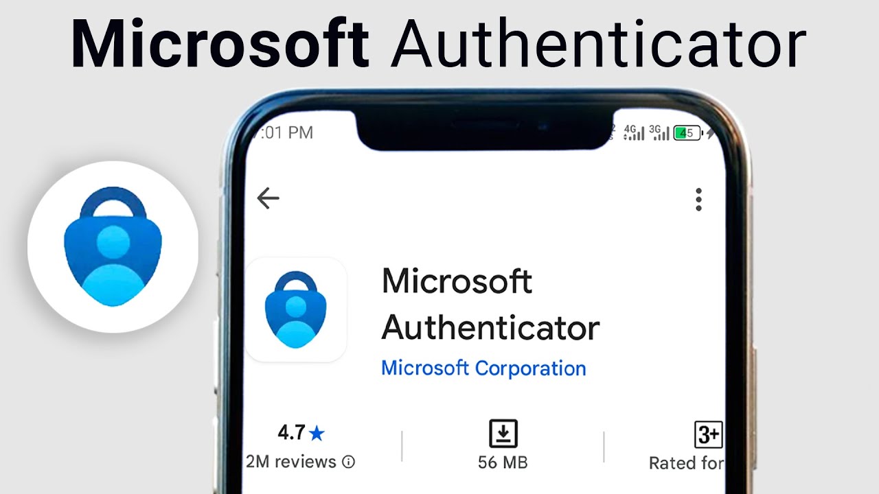 How To Set Up Microsoft Authenticator App On Android Phone Youtube