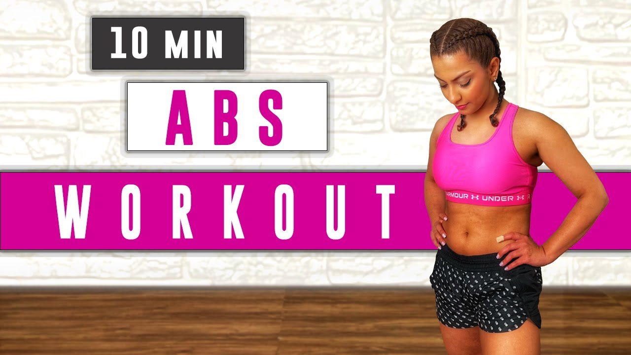 10 Min Abs Workout No Equipment Youtube