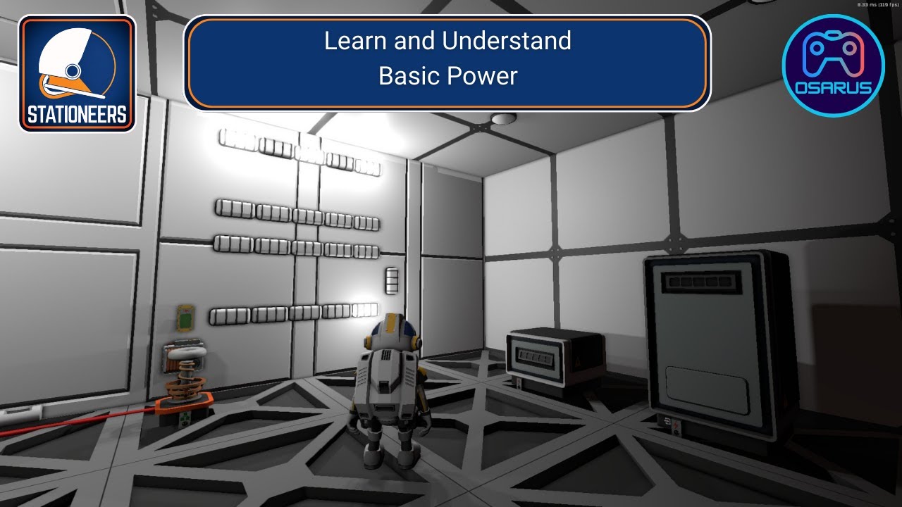 Stationeers Understand Basic Power Tutorial Youtube