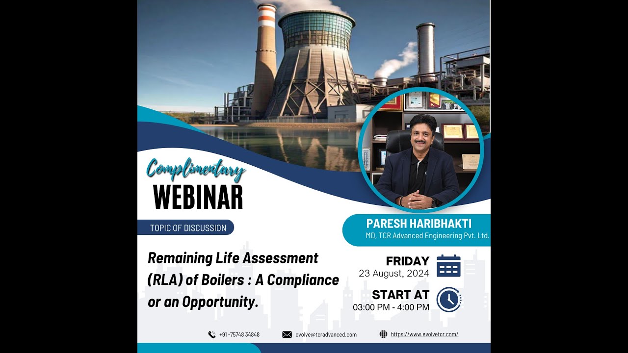 Webinar On Rla Of Boilers
