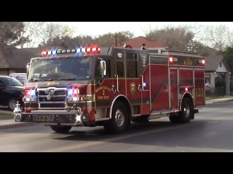 Bexar County Esd 2 Structure Fire Response Youtube