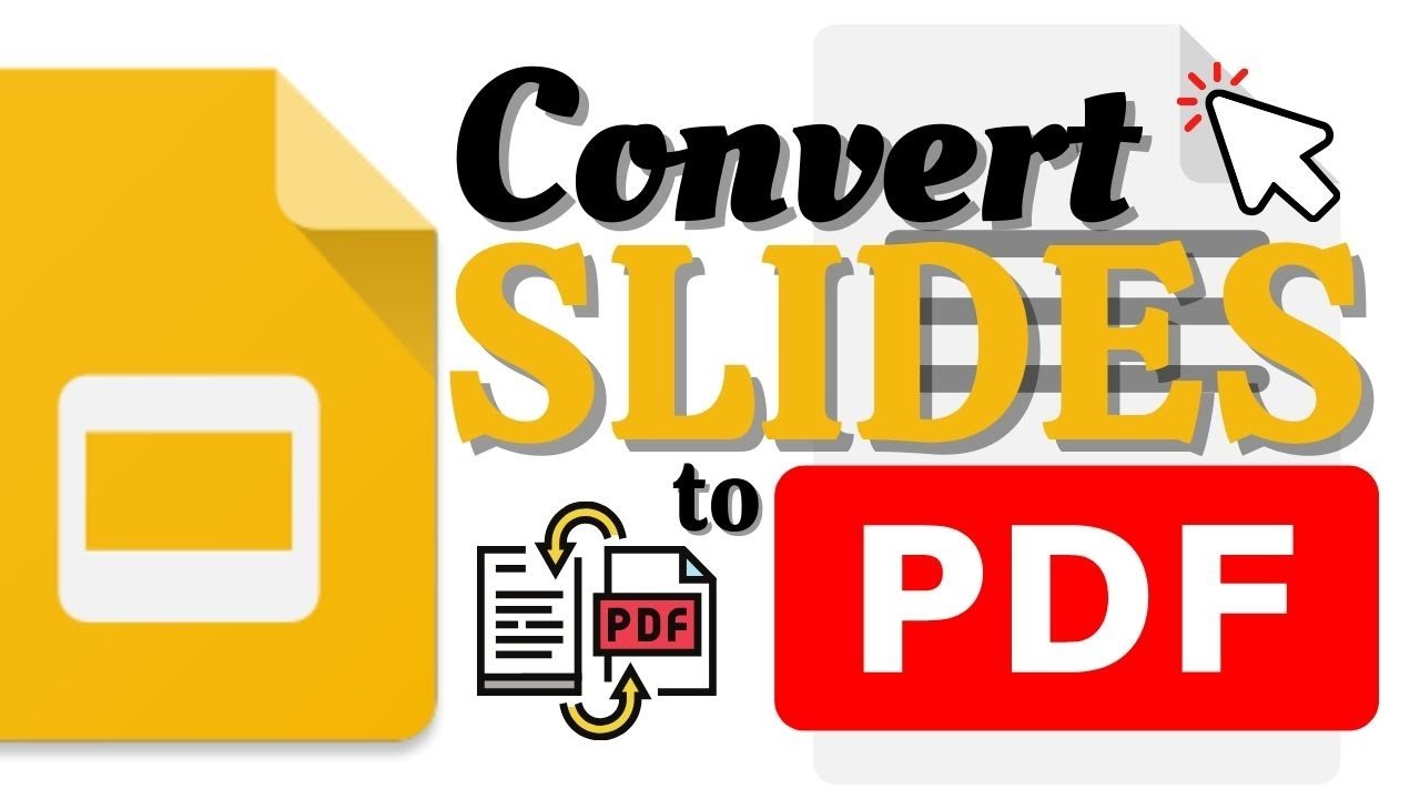 How To Convert Google Slides To Pdf Easy Download Youtube