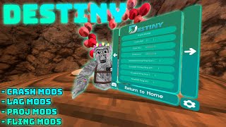 Gorilla Tags Newest Best Mod Menu Destiny Mod Menu Gorilla Tag Modding ...