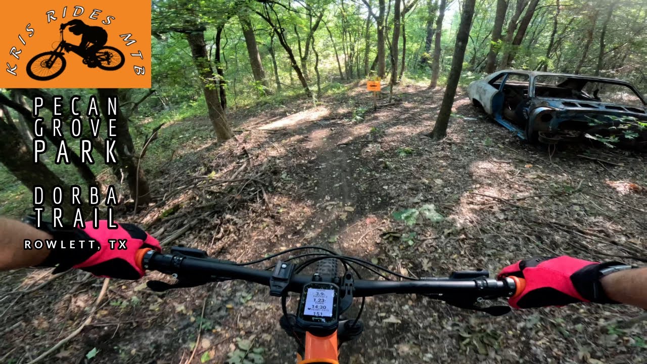 Mountain Biking First Ride Pecan Grove Park Mountain Bike Trail