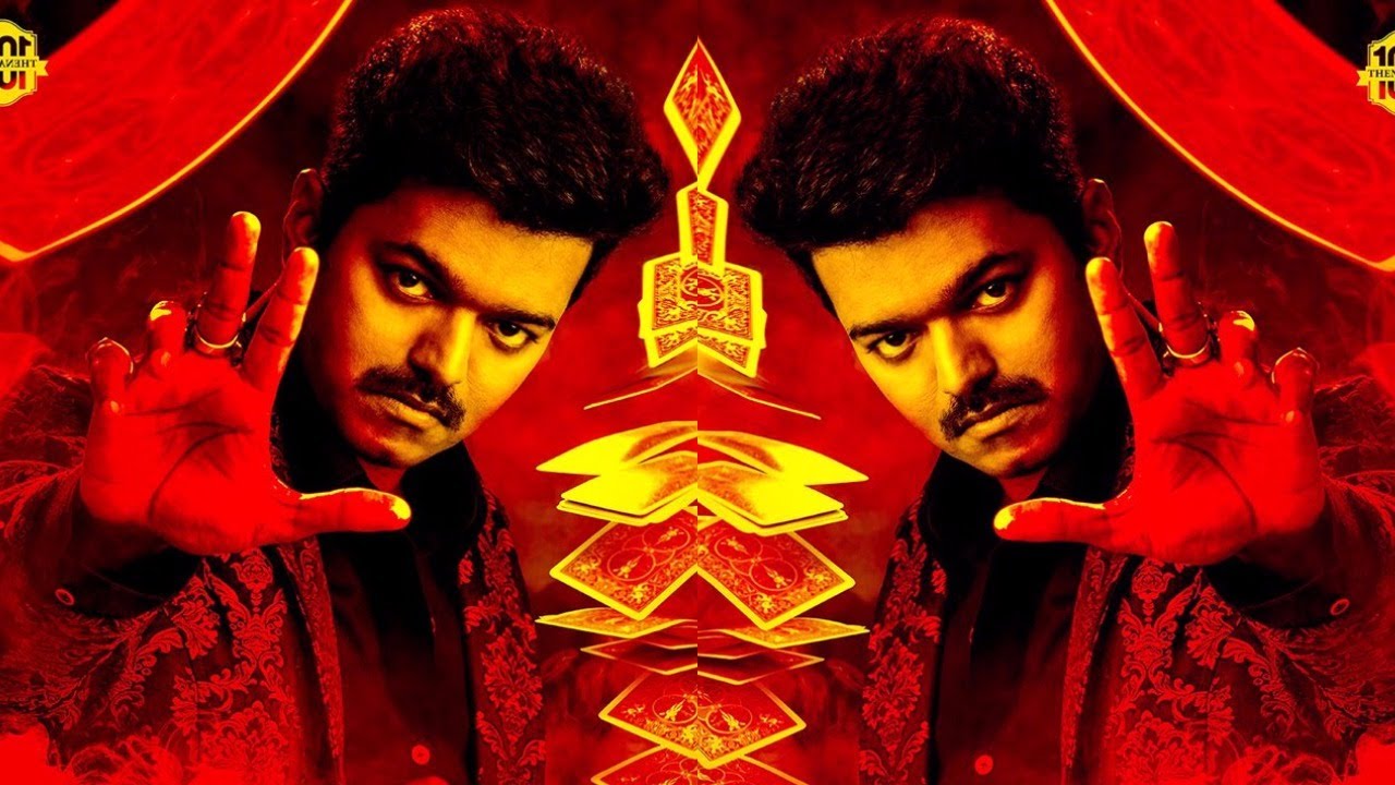 Mersal Official 2nd Look Motion Poster Mersal Magic Man Look Teaser