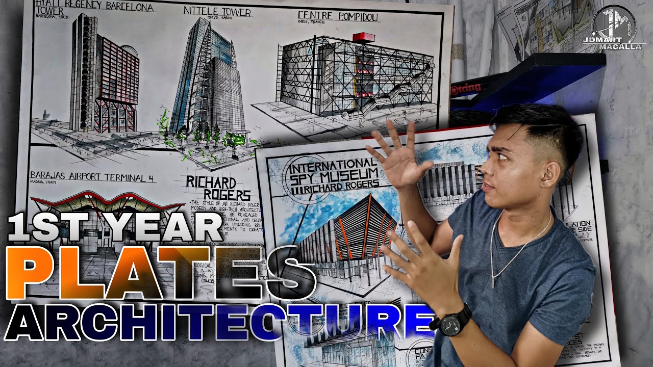 First Year Plates In Theory Of Architecture 1 2 Youtube