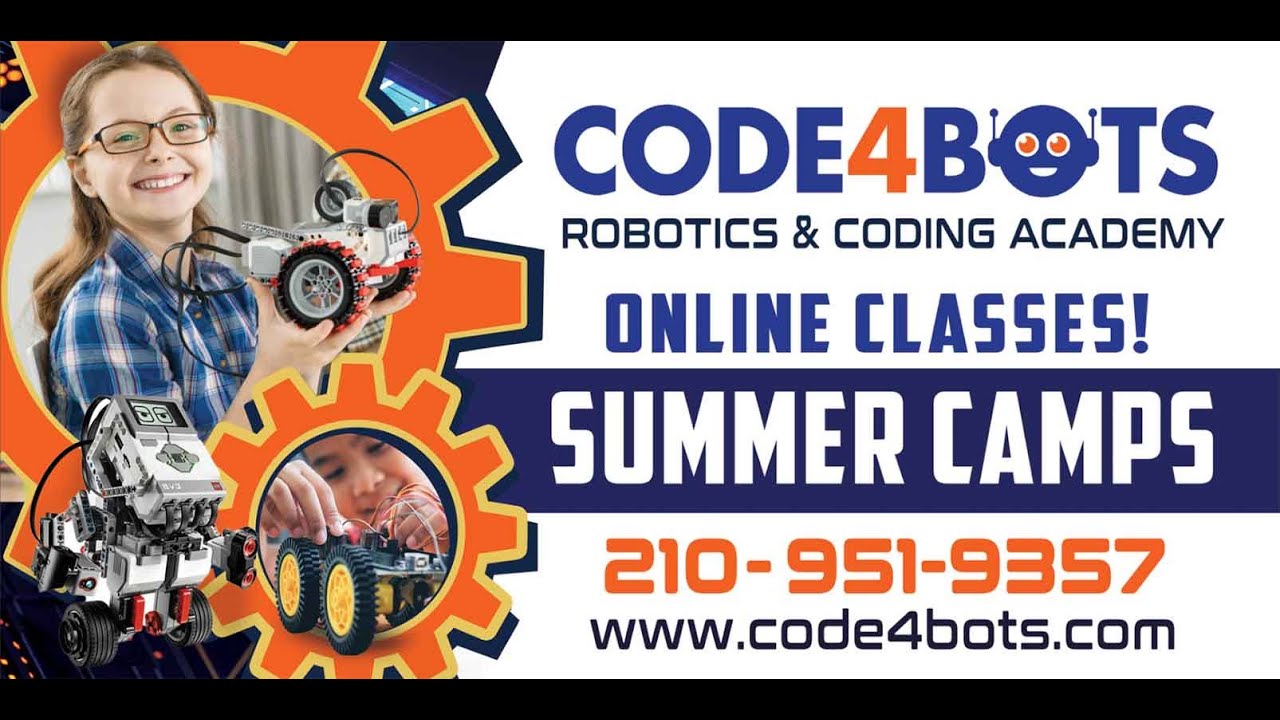Code4bots Open For Robotics Drone And Coding Summer Camps Youtube