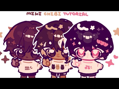 How To Draw A Mini Chibi Coloring Tutorial Chiyubi Artstyle Oc