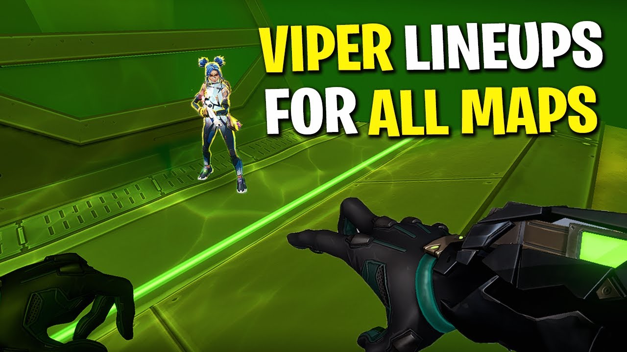 New Viper Lineups For All Maps In Valorant Viper Snakebite Lineup