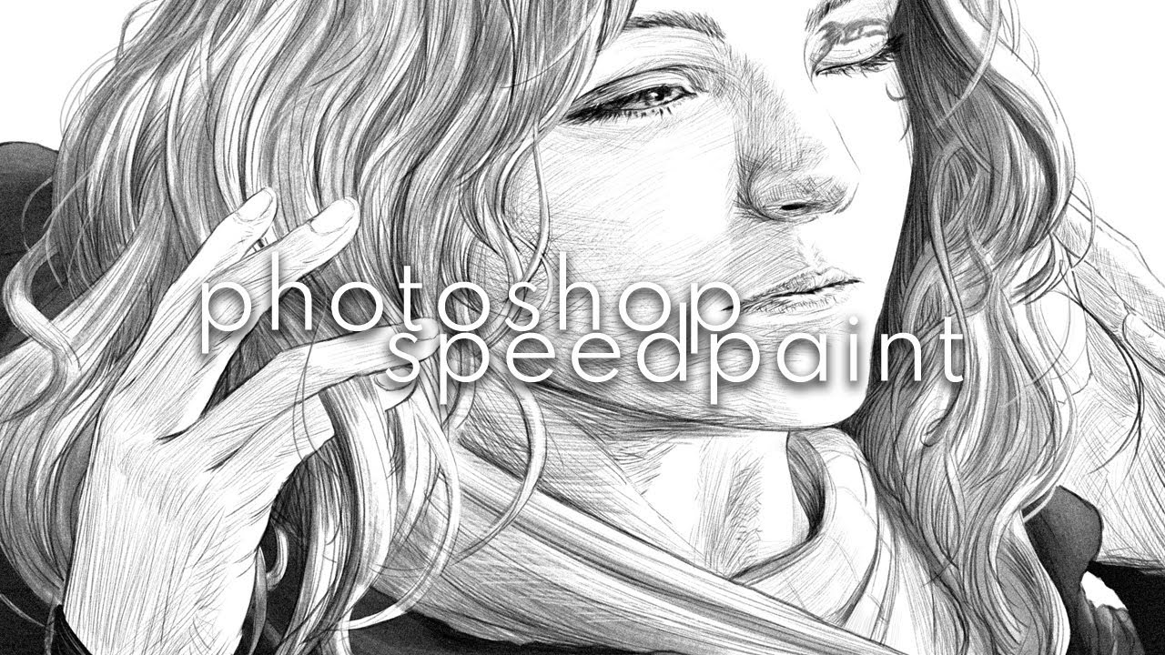 Drawing Melina Elden Ring Manga Style Speedpaint Photoshop 4k