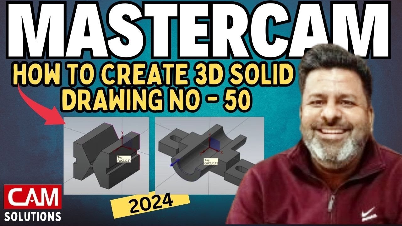 How To Create 3d Drawing In Mastercam 2024 3d Solid Modeling