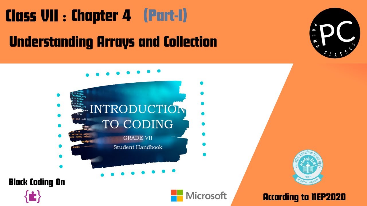 Class 7 Chapter 4 Understanding Arrays And Collections Part 1