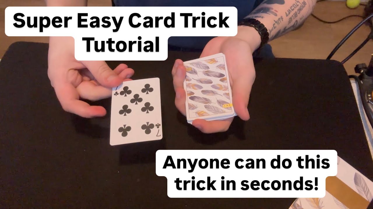 Easy Card Trick Tutorial Youtube