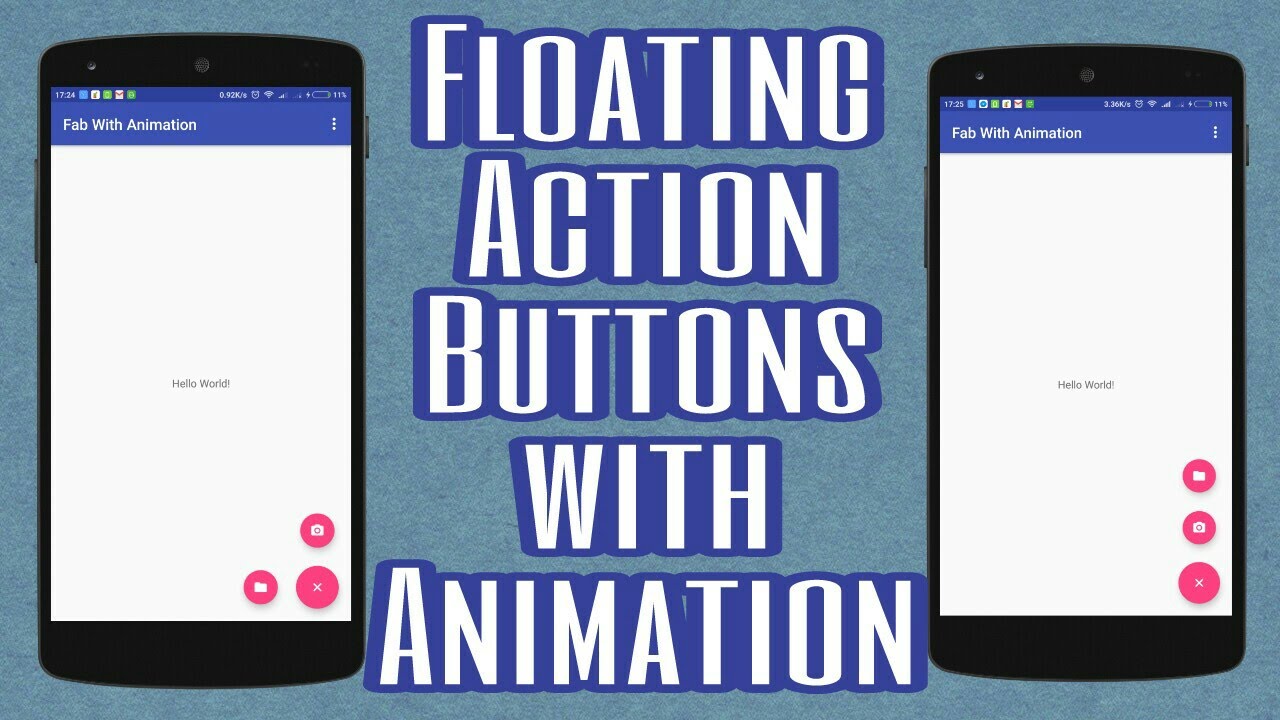 How To Implement Floating Action Button Animation In Android Without