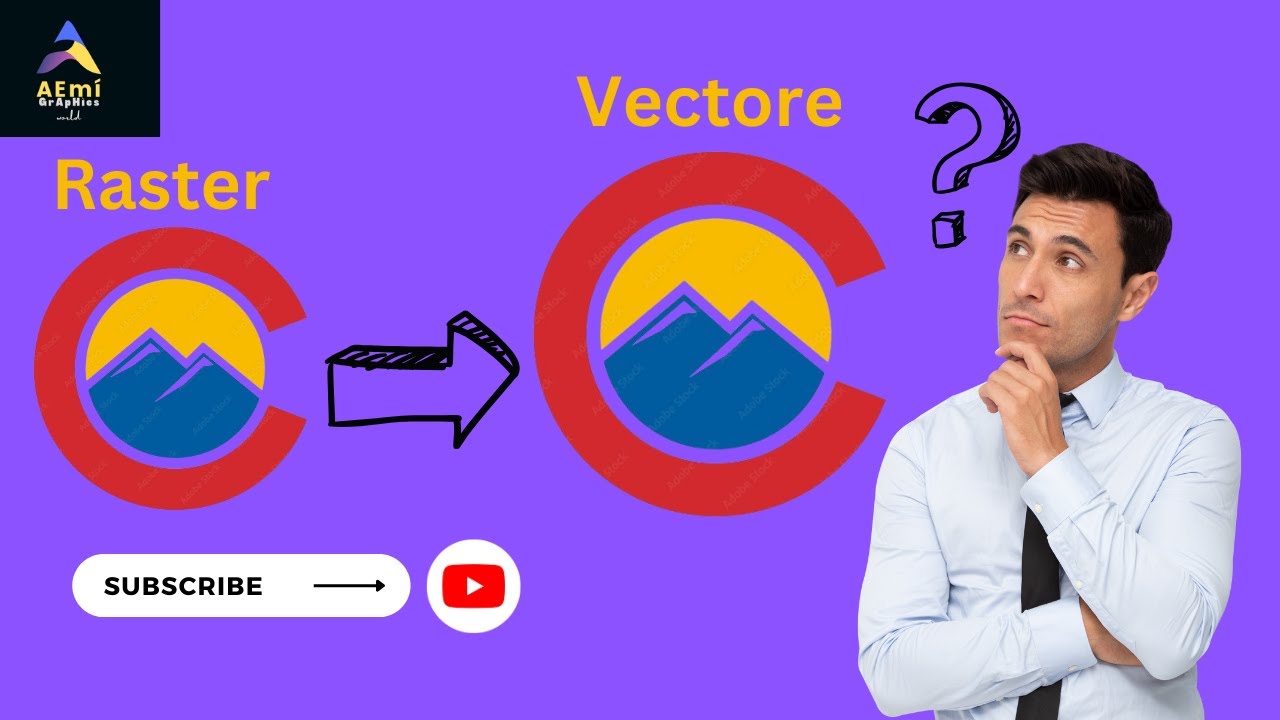 How To Convert Raster Image Into Vector Graphics In Adobe Illustrator