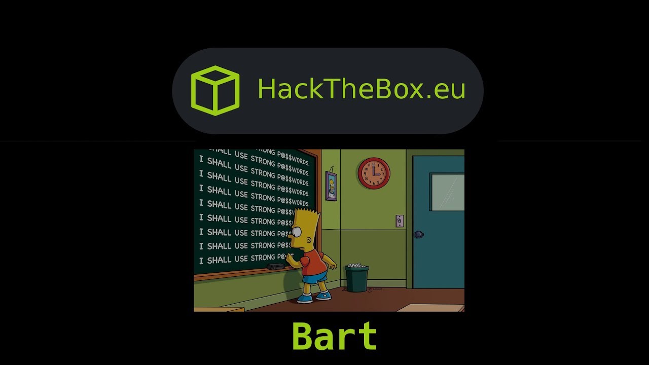 Hackthebox Bart Youtube