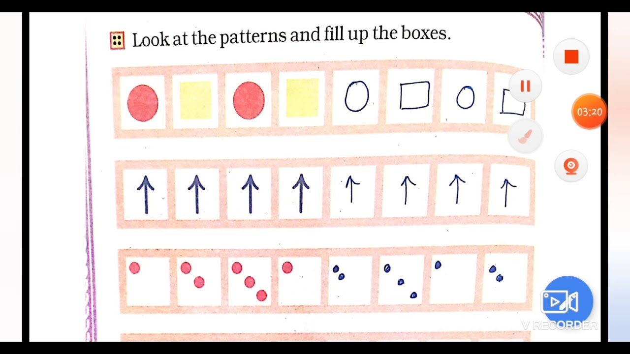 Class 2 Maths Chapter 5 Patterns Youtube