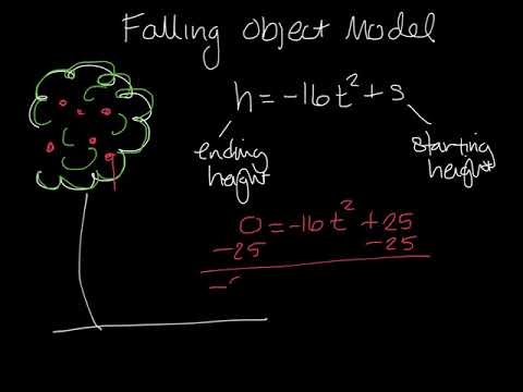 A1 Falling Object Model Youtube