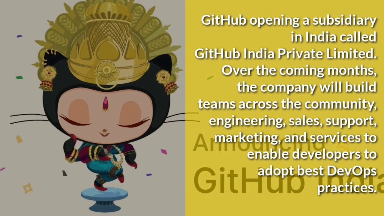 Github Starts India Operations Youtube