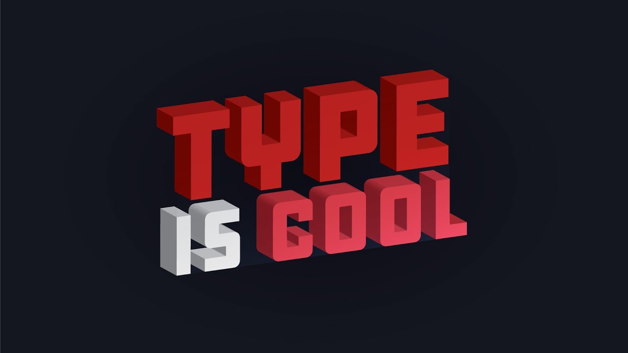 How To Create 3d Type In Adobe Illustrator Cc Youtube