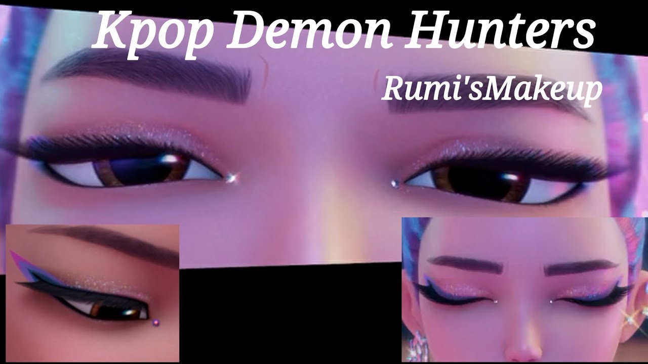 Rumi S Makeup Tutorial Kpop Demon Hunters Hunters Eyemakeup Youtube