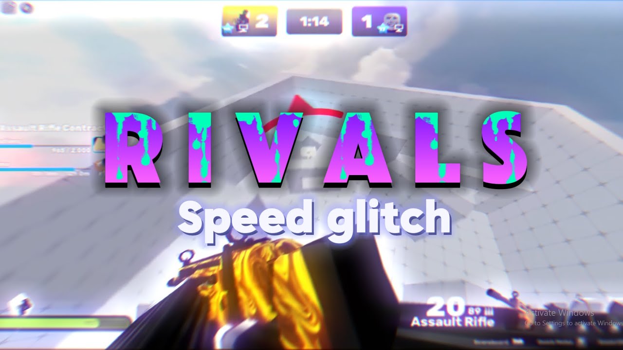 Roblox Rivals Speed Glitch Movement Montage Youtube
