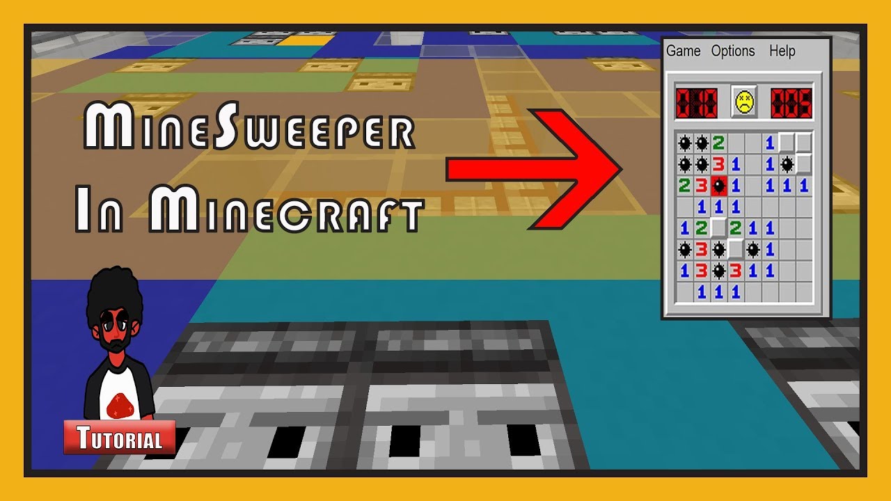 How To Build Minesweeper In Minecraft Tutorial Youtube