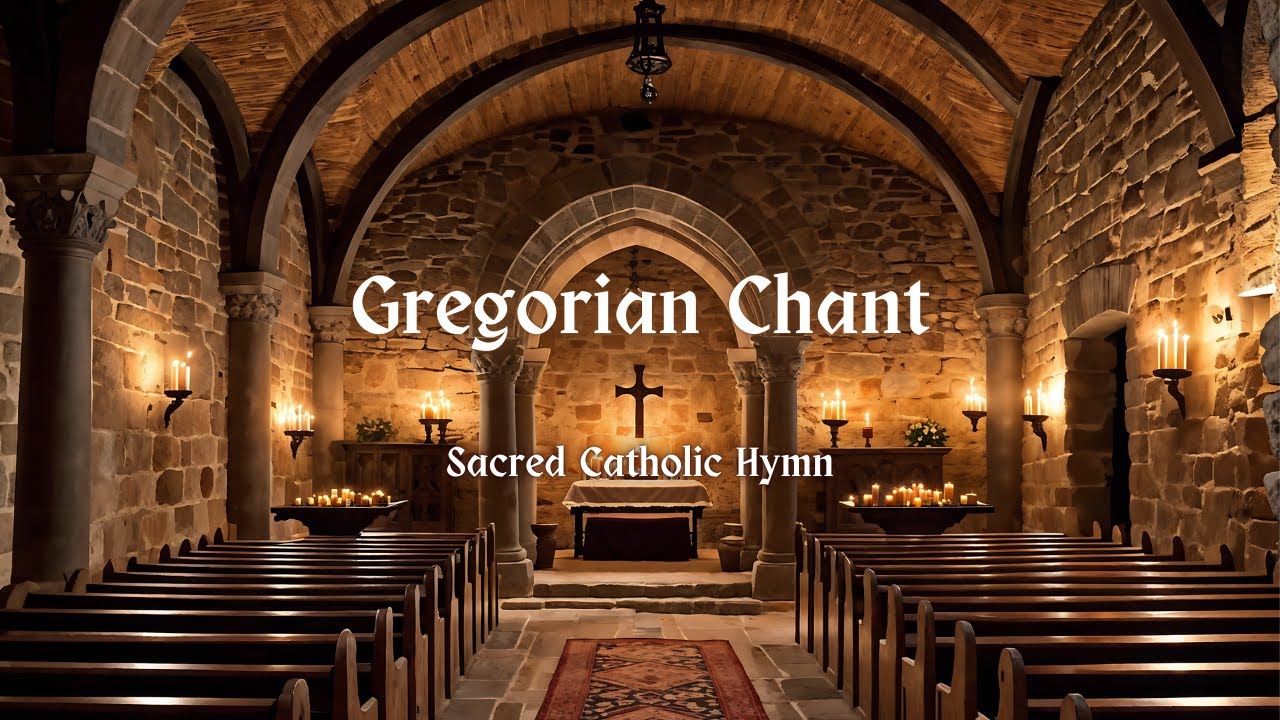 Sacred Catholic Hymn Relaxing Gregorian Chant Style Youtube