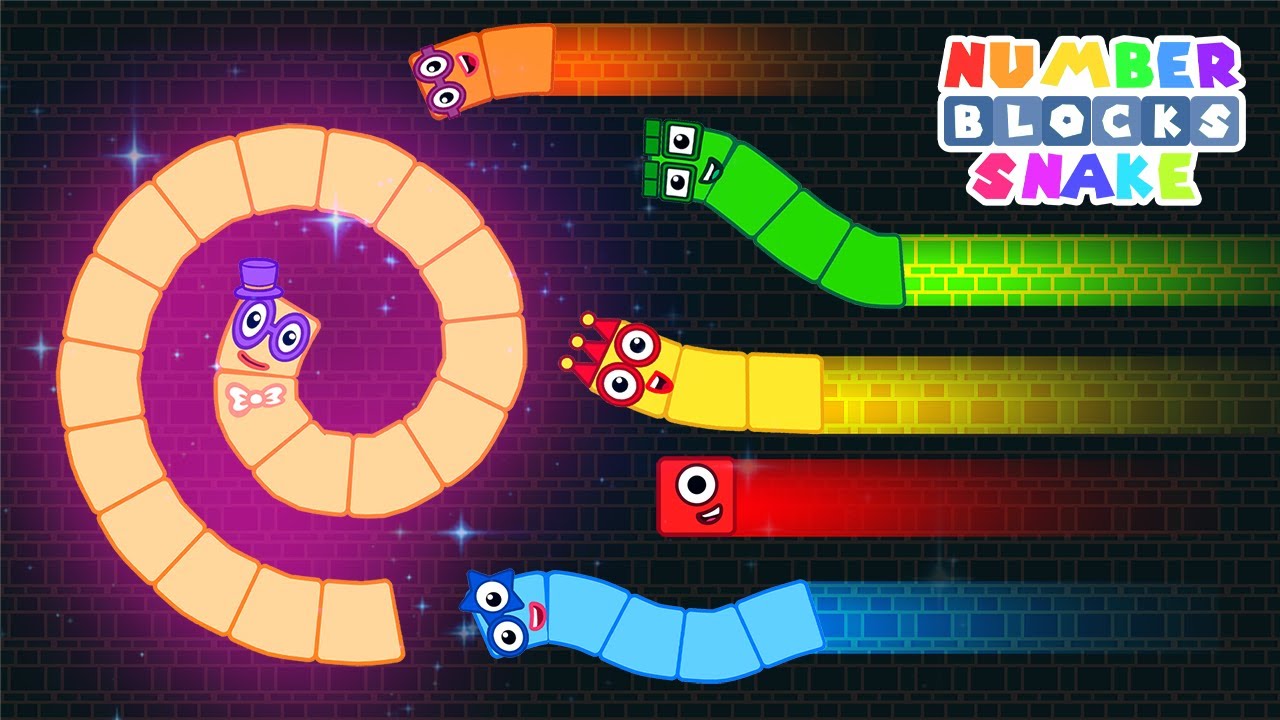 Numberblock Snake In The Hardest Maze Mayhem Youtube