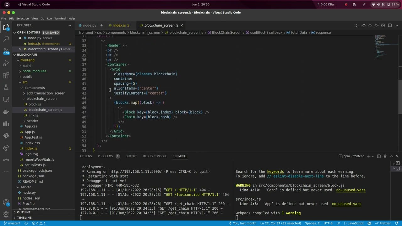 Project On Blockchain And Cryptocurrency Using Python Youtube