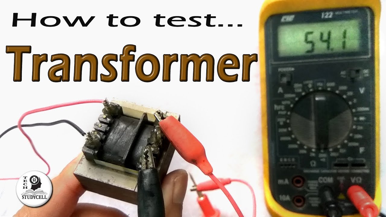 How To Test A Transformer Using Digital Multimeter Youtube