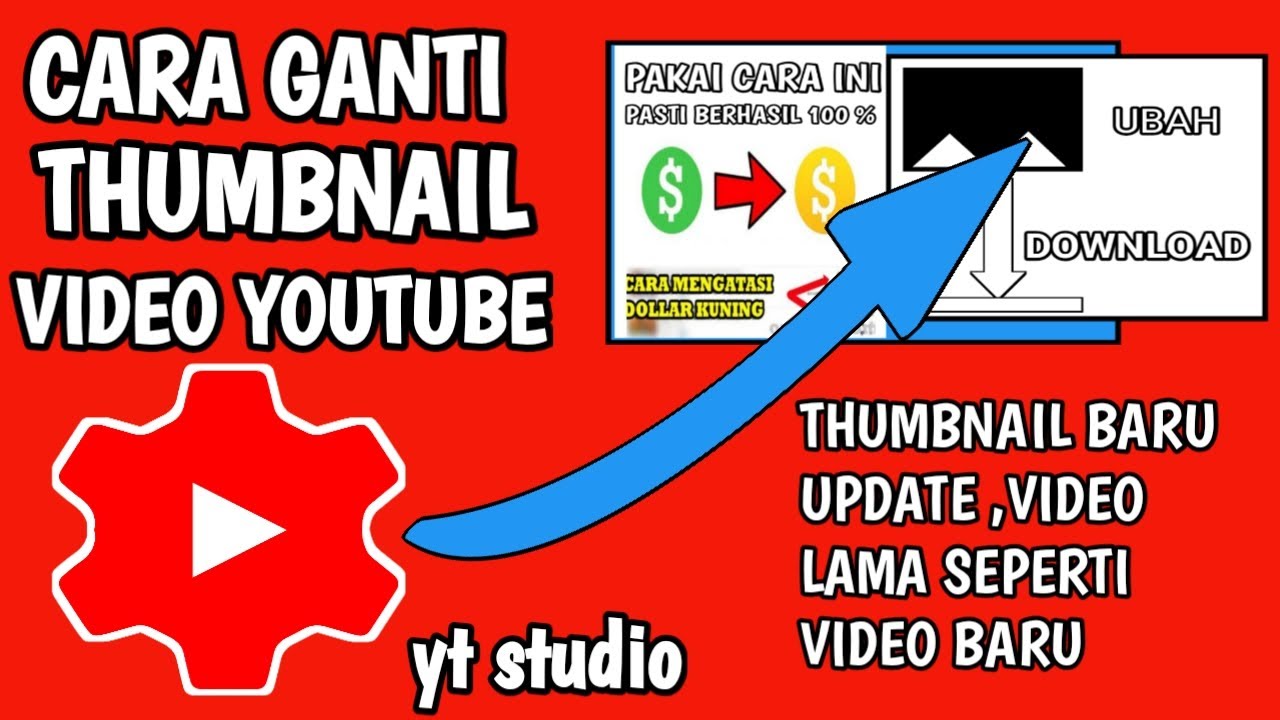 Cara Merubah Thumbnail Video Di Youtube Youtube