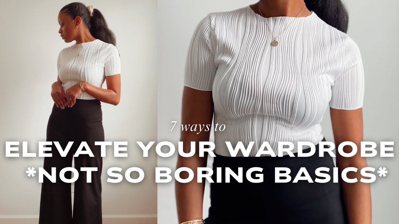 How To Make Your Basic Outfits Better Basic Not Boring Elevate Your