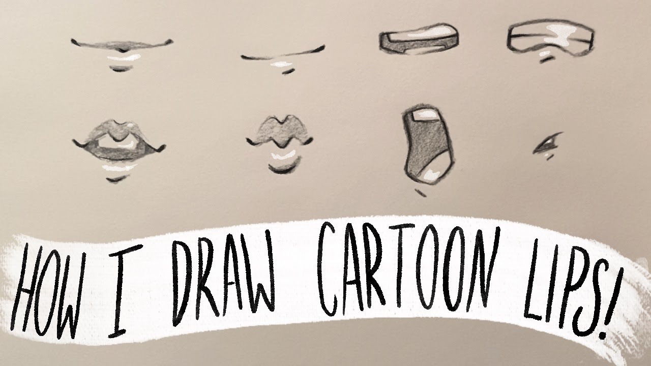 How To Draw Caricature Mouths