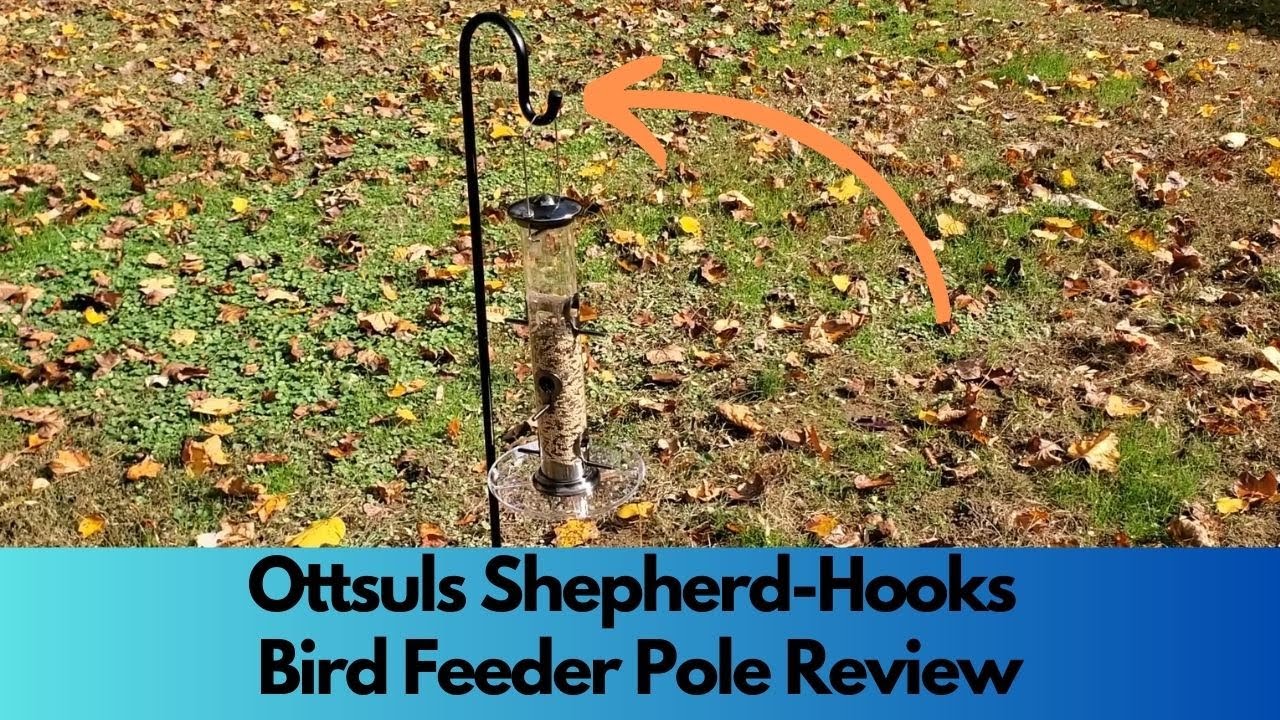 Ottsuls Shepherd Hooks Bird Feeder Pole Review Youtube