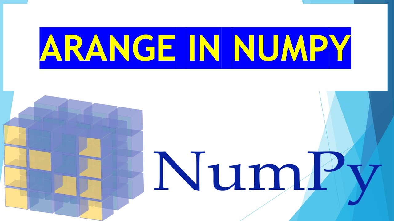 Numpy Arange Youtube