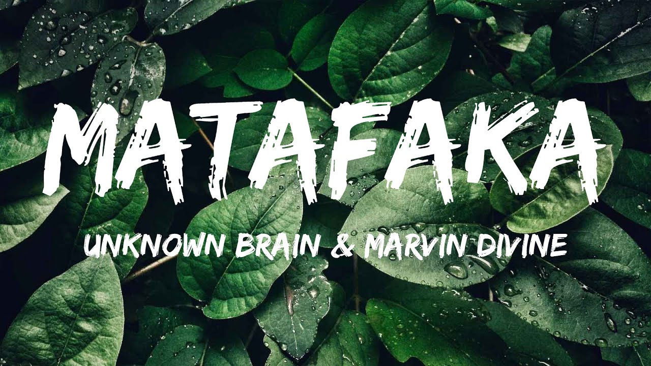 Unknown Brain Marvin Divine Matafaka Lyrics Youtube